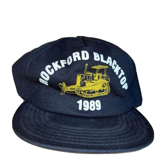 Samco | Accessories | Vintage Rockford Blacktop 989 Snapback Hat Cap ...